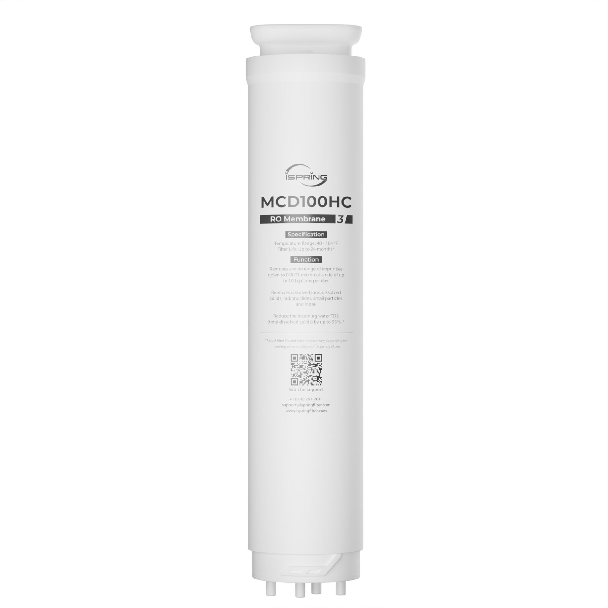 iSpring MCD100HC RO Membrane Replacement Filter for RCD100HCG – iSpring ...