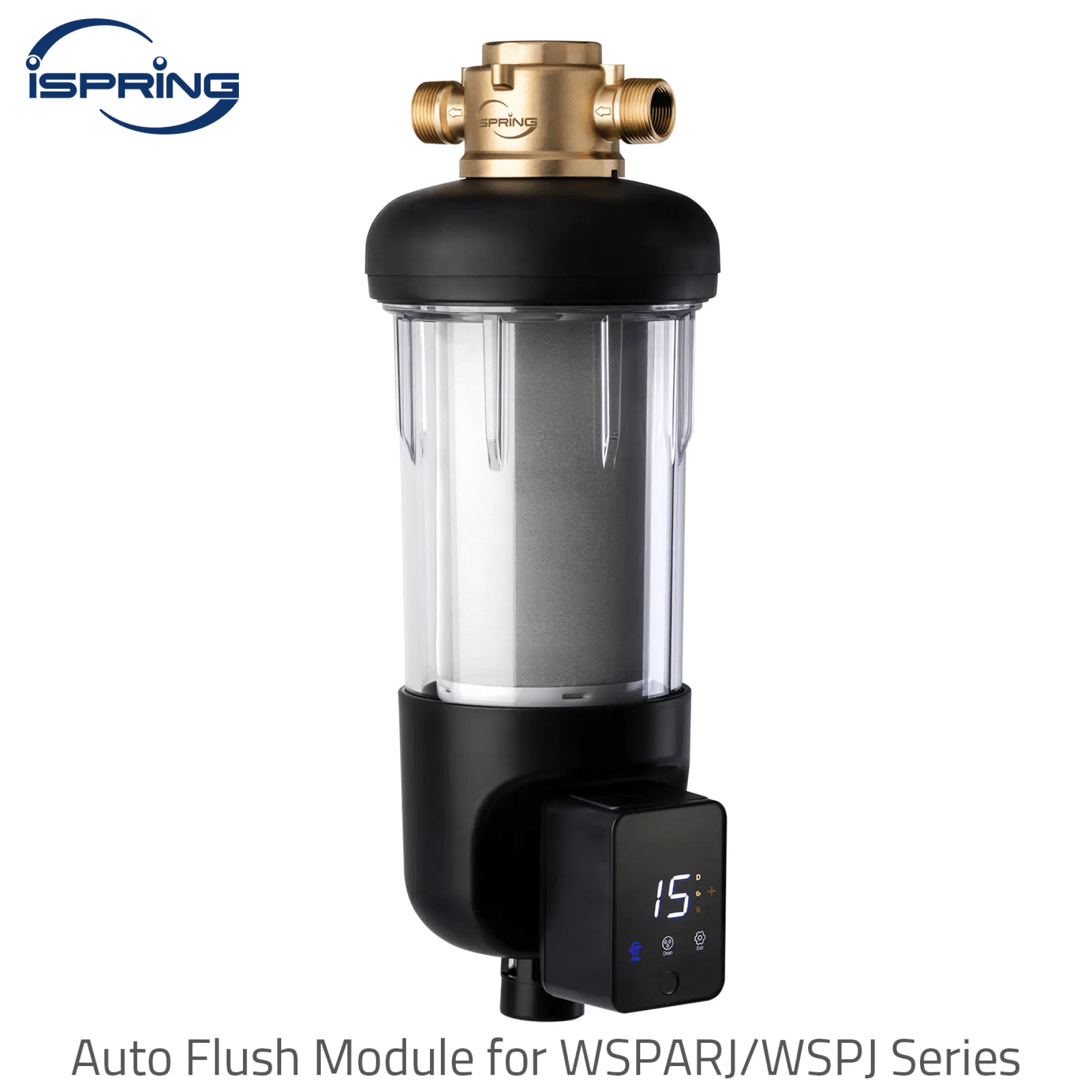 iSpring AFMWSP50ARJ Reusable Spin-down Sediment Water Filter Auto ...